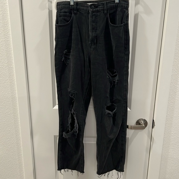 PacSun | Jeans | Pacsun High Rise Straight Jeans With Cutous | Poshmark